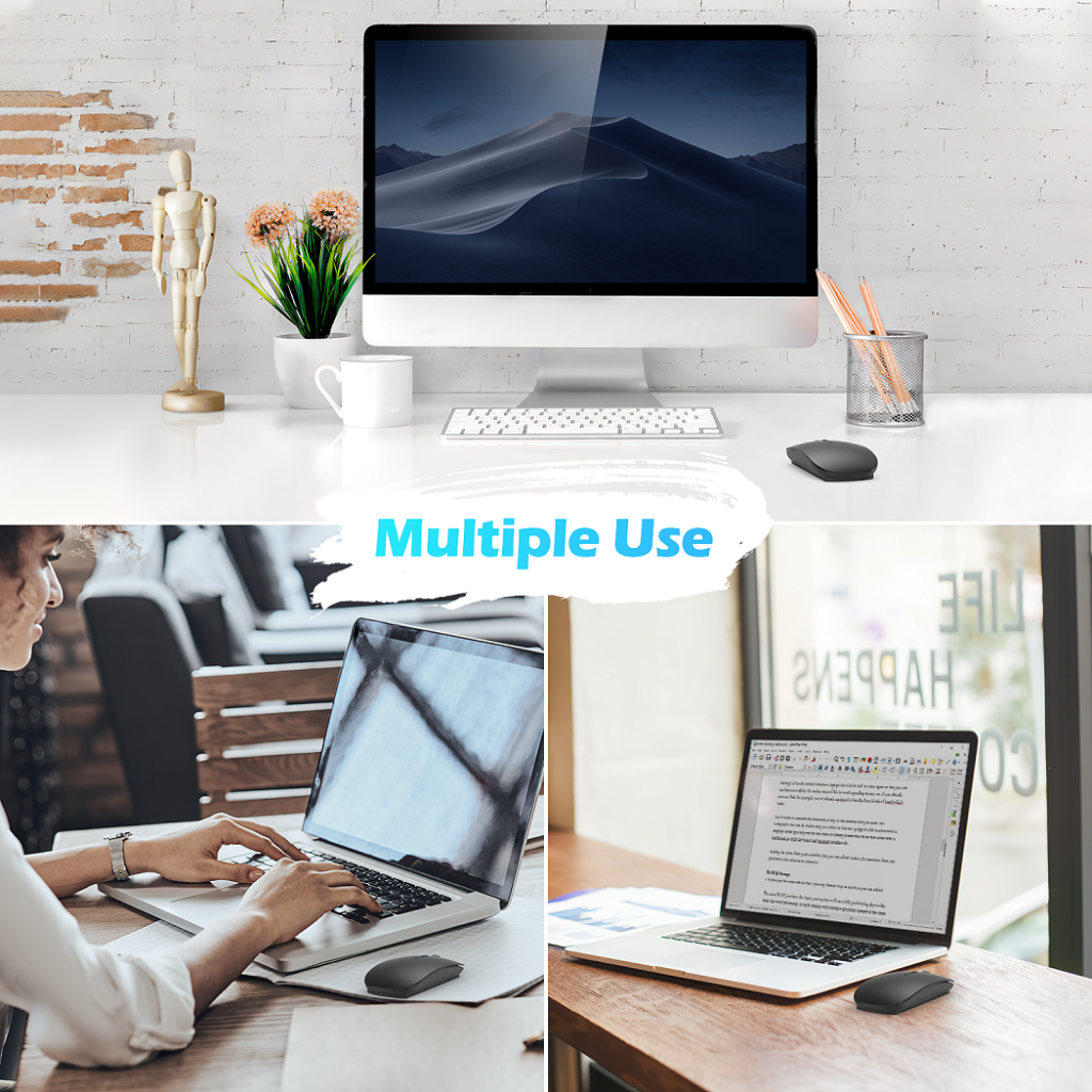 Hommie Bluetooth Wireless Mouse, Dual Mode Mouse Portable Ergonomic ... Hommie Bluetooth Wireless Mouse, Dual Mode Mouse Portable Ergonomic ...